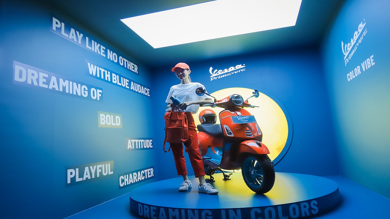 Vespa Primavera Color Vibe Hadir Kombinasi Dua Warna : SiarD.id